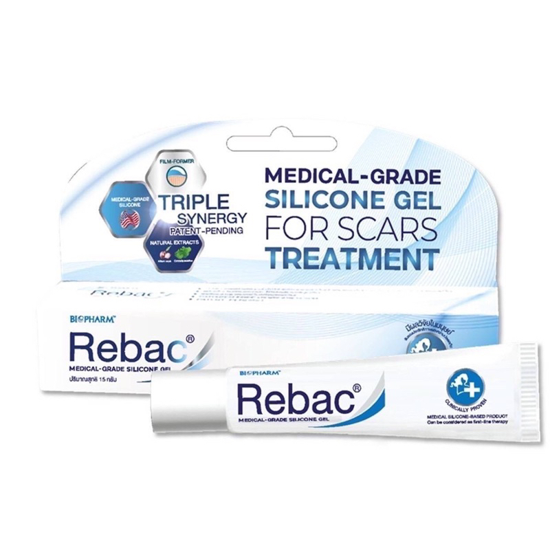 Biopharm Rebac Silicone Gel 5g. รีแบค ซิลิโคนเจล เข้าใจเรื่องรอยแผลเป็น ...