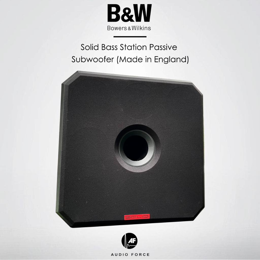 B&W Solid Bass Station Passive Subwoofer (Made in England) Black (คนเล่น Solid ต้องมี เสียงดี ...