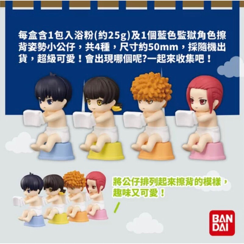 Bandai Bath Friends Blue Lock Vol.1 Mini Figure กล่องสุ่มโมเดลblue lock ...