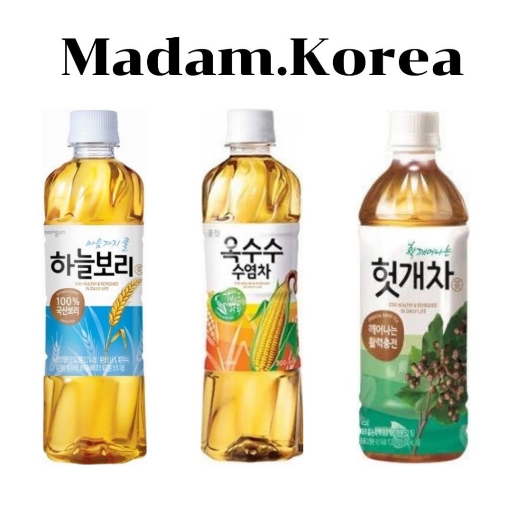 Woongjin Corn Silk Tea Barley Raisin Tea 500ml ชาไหมข้าวโพด ชาข้าว ...