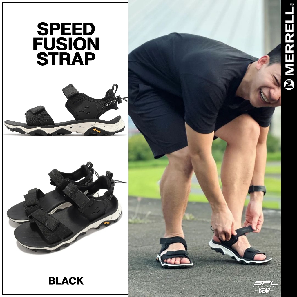 Merrell เมอเรล รองเท้าแตะ รองเท้าลำลอง สำหรับผู้ชาย M Speed Fusion ...