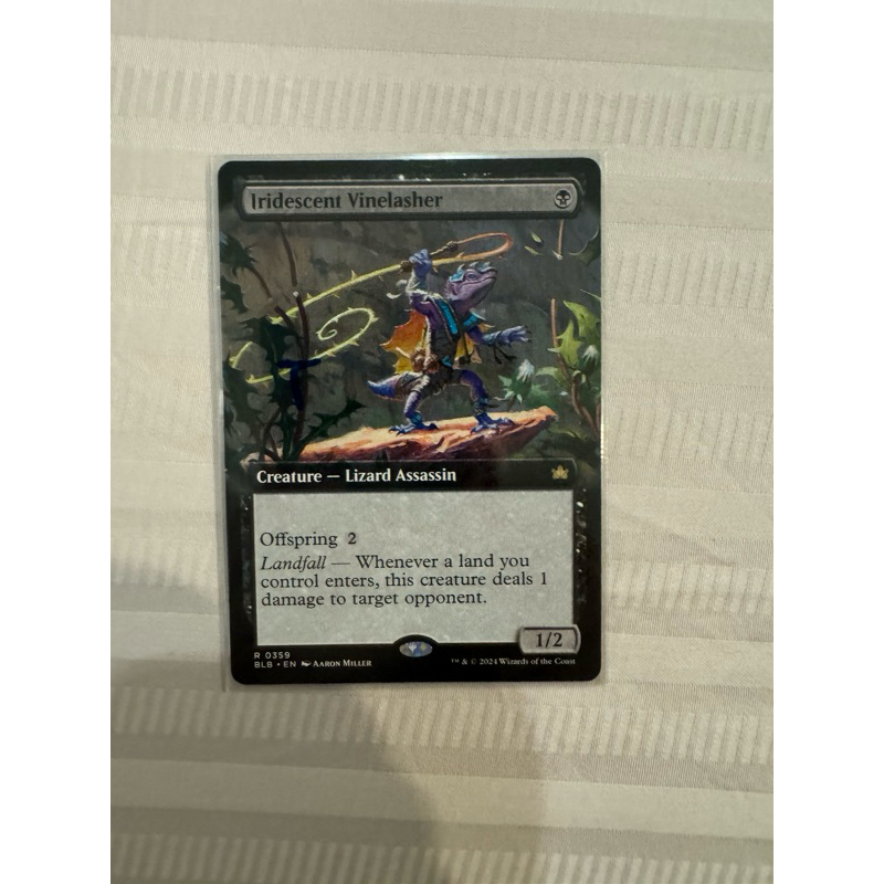 MTG Bloomburrow Variants: Iridescent Vinelasher (0359 - Extended Art ...