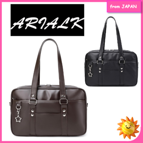 School Bag Synthetic Leather For High School Student Girls School ...