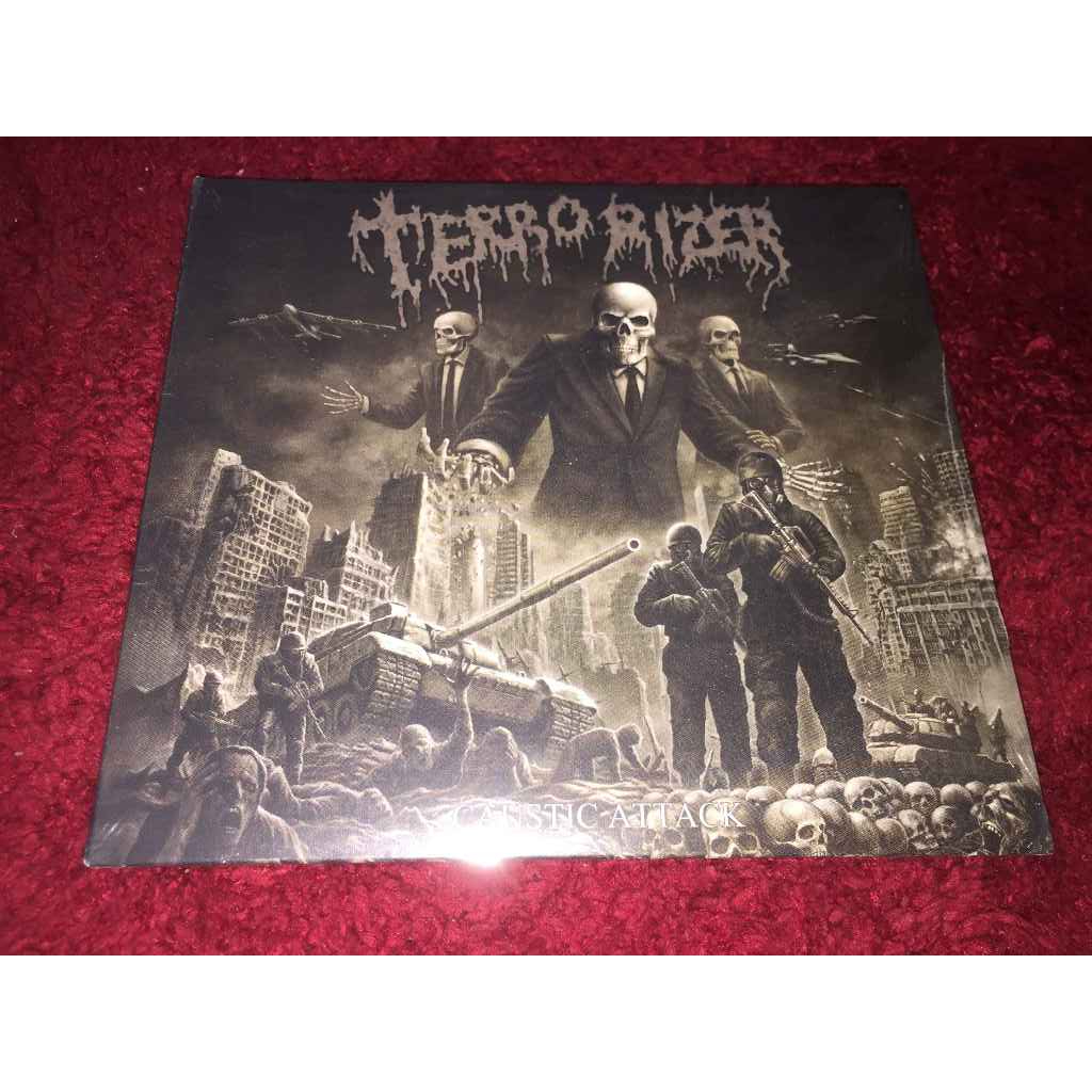 CD แผ่นซีดีเพลงสากล Terrorizer Caustic Attack สินค้าสภาพตามรูปปก | Shopee Thailand