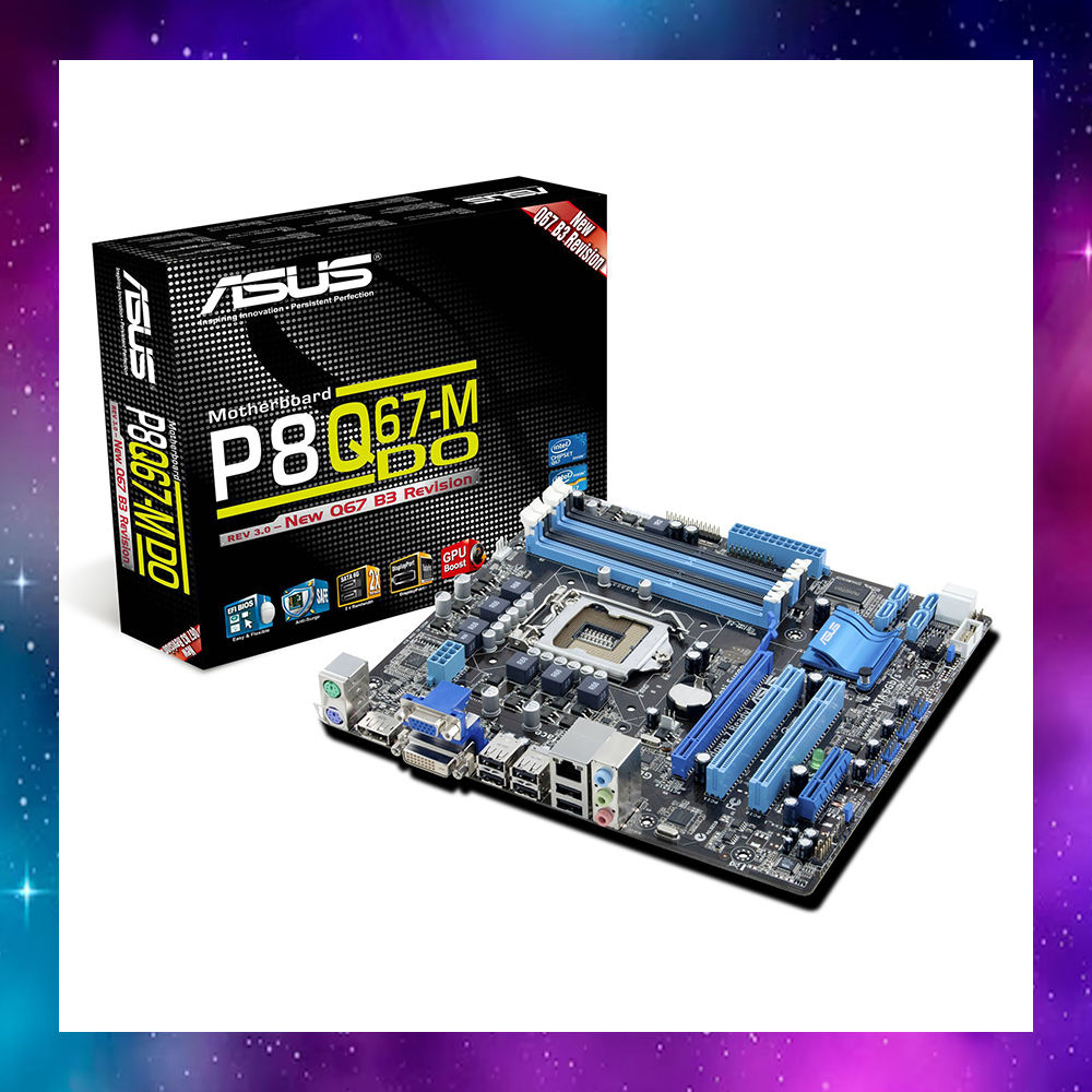 MAINBOARD (เมนบอร์ด) 1155 ASUS P8Q67-M DO/BM6660/DP_MB GEN2 ใช้งานปกติ ...