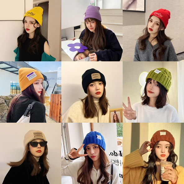 หมวกไหมพรม_ลายรวม NYC LH7 Newyork Dope Cap Hat ผ้าไหมพรม ใส่หน้าหนาว ...