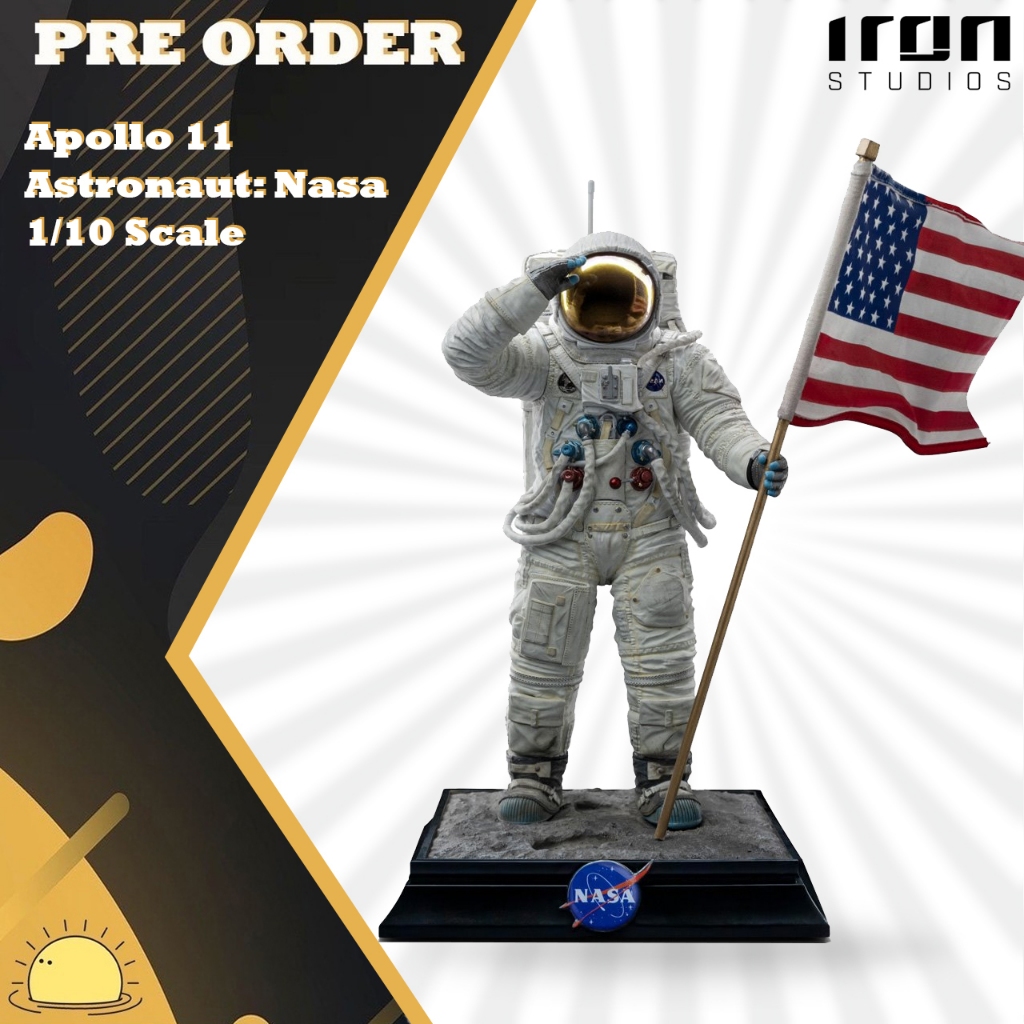 Pre-order Iron studios Apollo 11 Astronaut: Nasa 1/10 Scale | Shopee ...