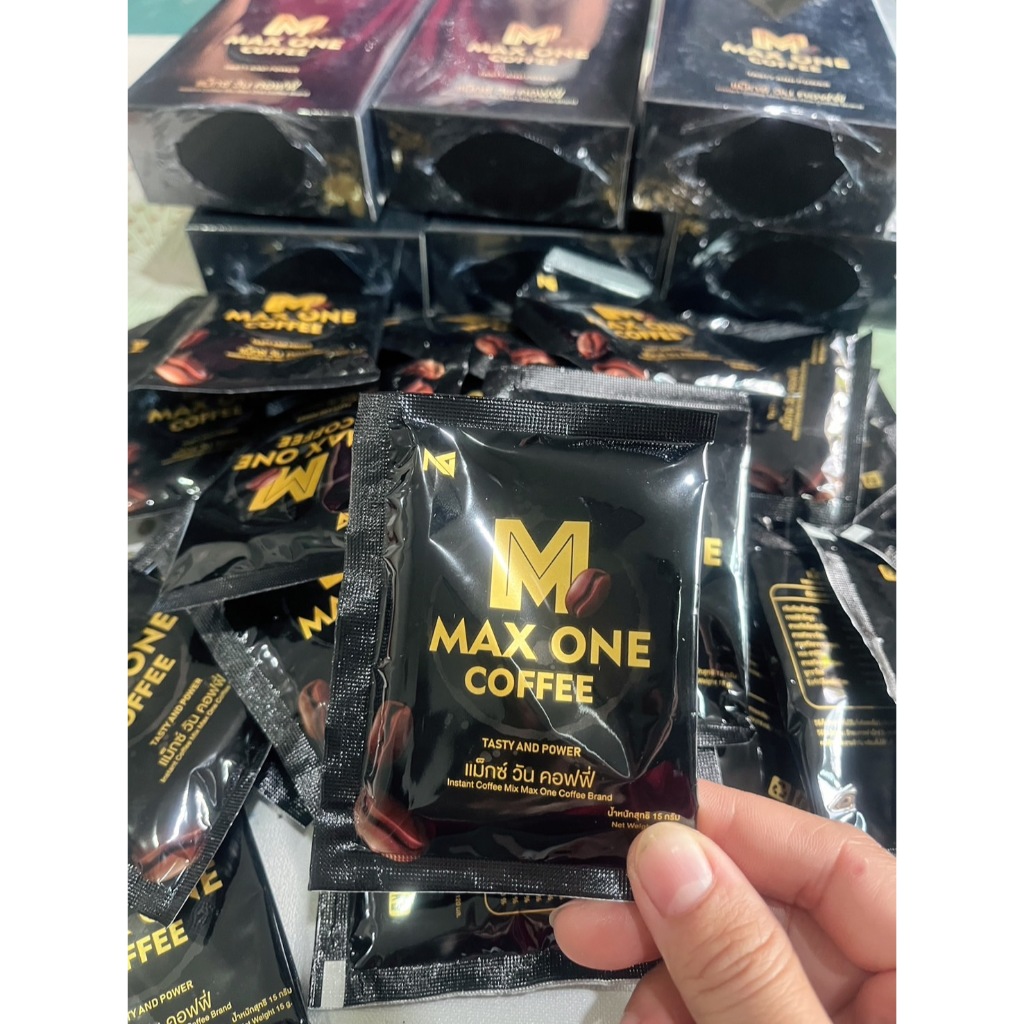 กาแฟแม็กซ์วัน Max One Coffee กาแฟเสริมสำหรับท่านชาย 1ซอง พร้อมส่ง | Shopee Thailand