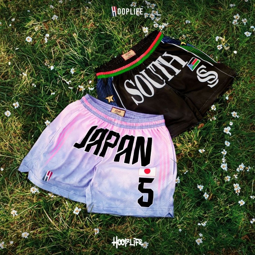 กางเกงขาสั้น กางเกงแฟชั่นเนวสตรีท HoopLife ” Olympic’24 ” Mesh Shorts ...