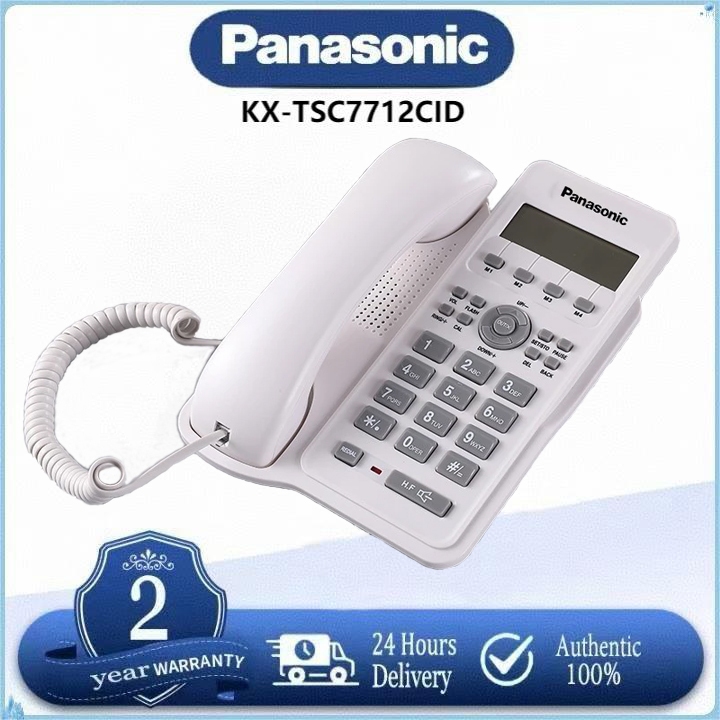 แท้ 100% Panasonic KX-TSC7712CID โทรศัพท์บ้าน โทรศัพท์มีสาย โทรศัพท์สำนักงาน | Shopee Thailand