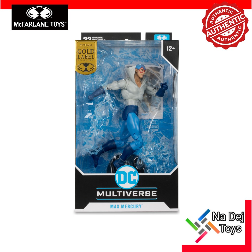 Max Mercury Gold Label DC Multiverse McFarlane Toys 7" Figure แมกซ์ เมอ ...