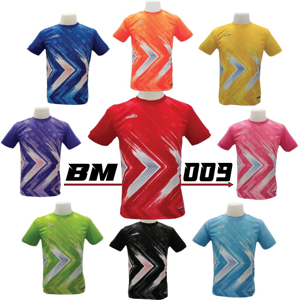 Blueman (บลูแมน) เสื้อกีฬา เสื้อวิ่ง รหัสสินค้า BM009 มี 9 สี 11 ขนาด เด็กและผู้ใหญ่ ขนาด ไซส์ 8 ...