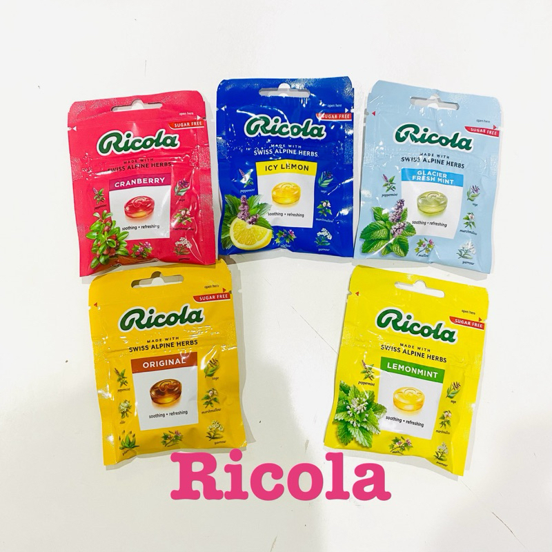 Ricola ลูกอมริโคลา suger free ขนาด 17.5กรัม | Shopee Thailand