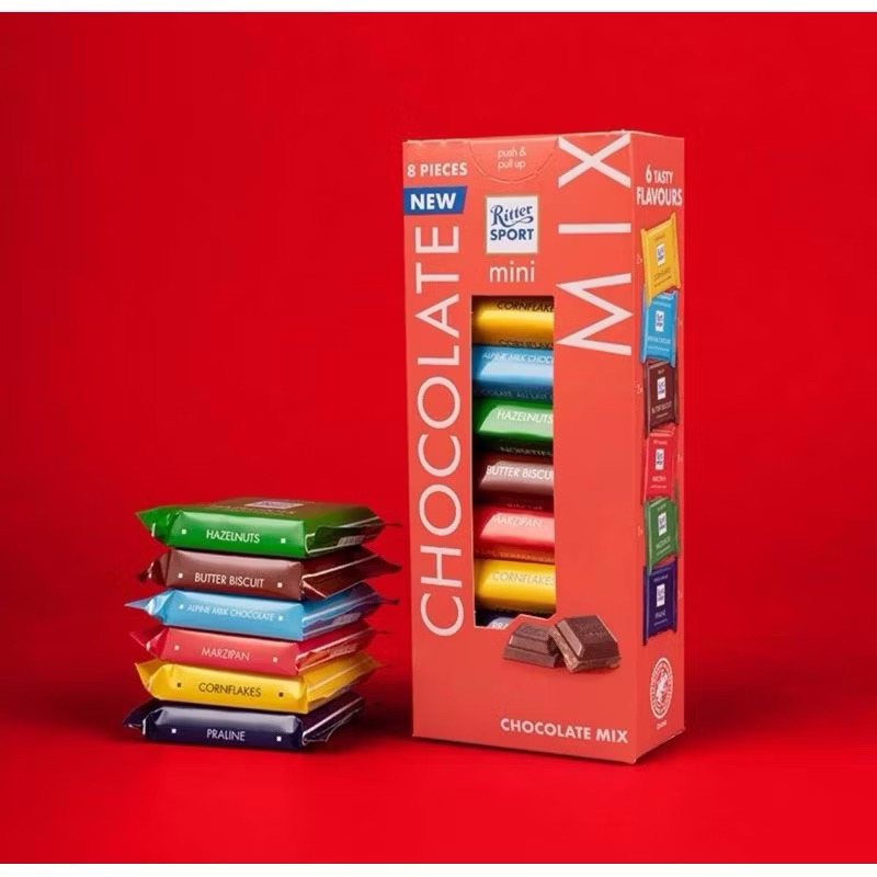 Ritter Sport Mini Chocolate Mix ริตเตอร์ สปอร์ต มินิ รวมรส **กล่อง ...