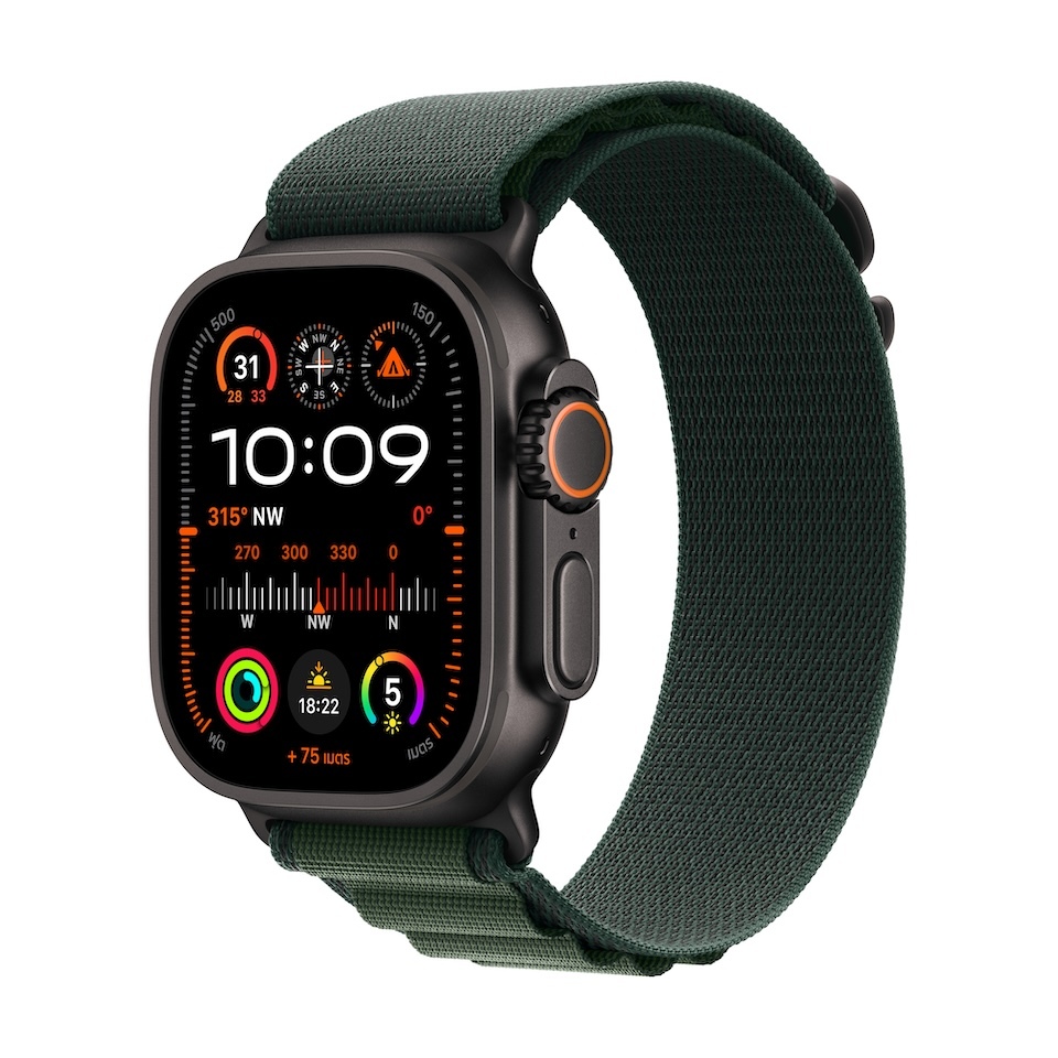 Apple Watch Ultra 2 GPS + Cellular 49mm Titanium Case with Alpine ...