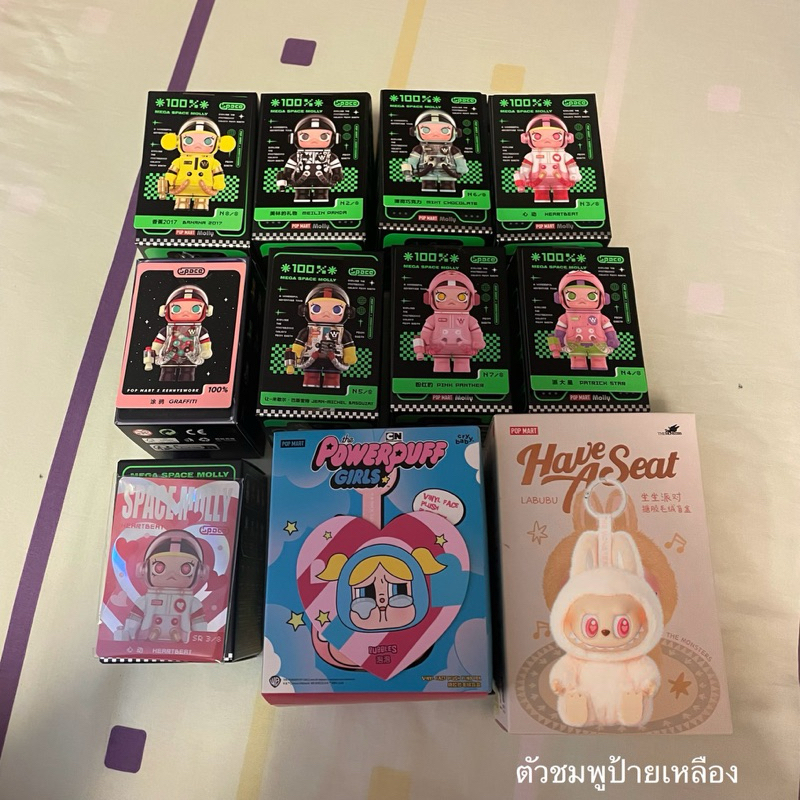 Labubu V.2 🩷 / Molly V.2 / Powerpuff Bubbles 🩵แกะเช็คการ์ดยังไม่แกะตัว ...