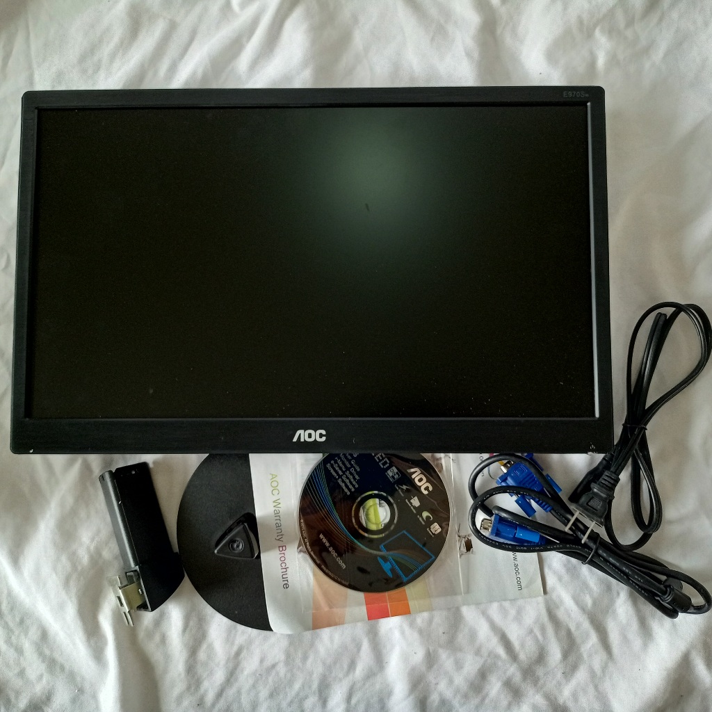 Monitor AOC E970SWNL/67 - LED 19 Class (47.0cm) จอมอนิเตอร์ จอ ...