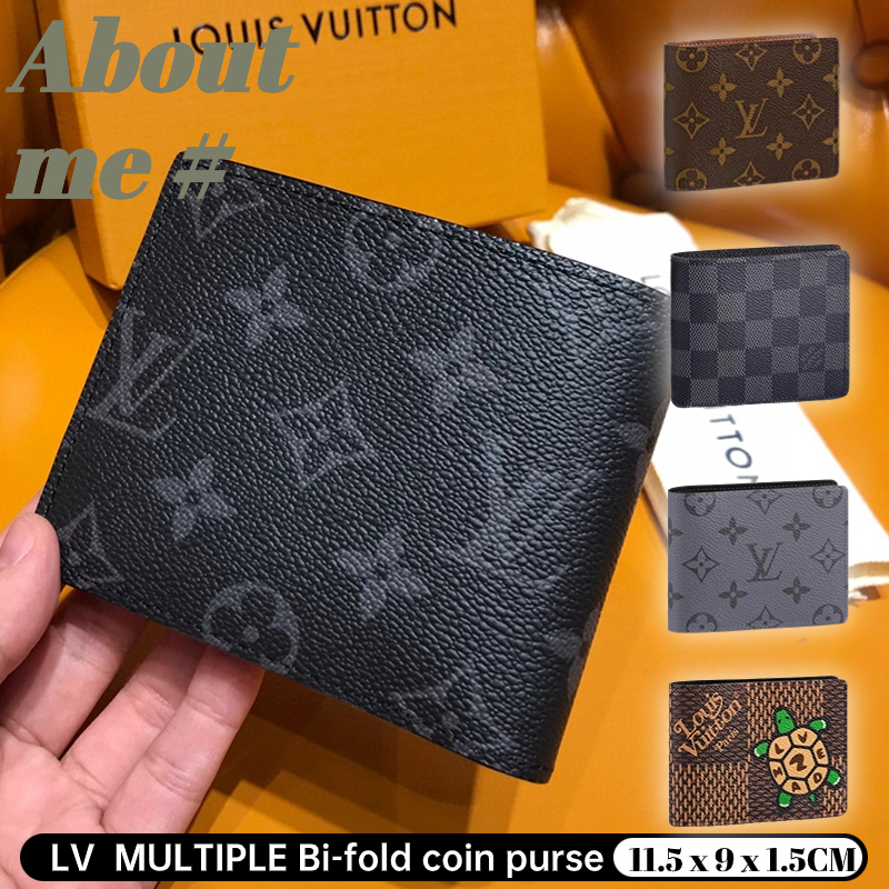 👜Louis Vuitton Multi Wallets Men's Card Holders Bifold Wallets กระเป๋า ... 👜Louis Vuitton Multi Wallets Men's Card Holders Bifold Wallets กระเป๋า ...