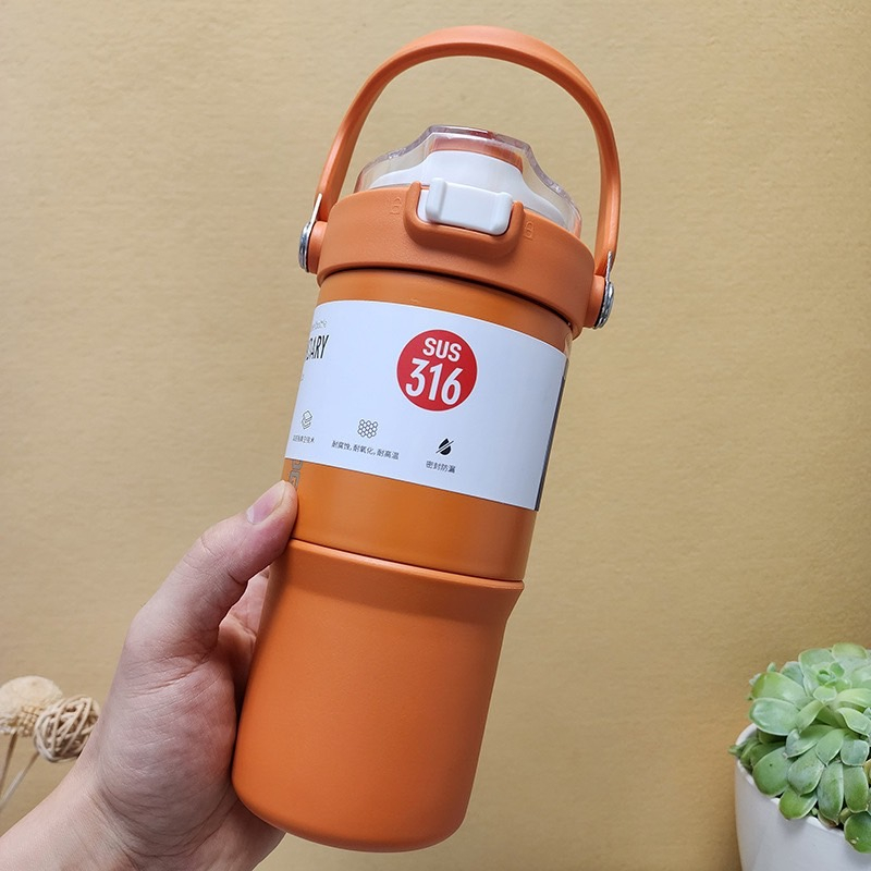 DODGE DB-23681 ขวดน้ำมีหูหิ้ว กระบอกน้ำเย็น กระบอกน้ำเก็บอุณหภูุมิ ...