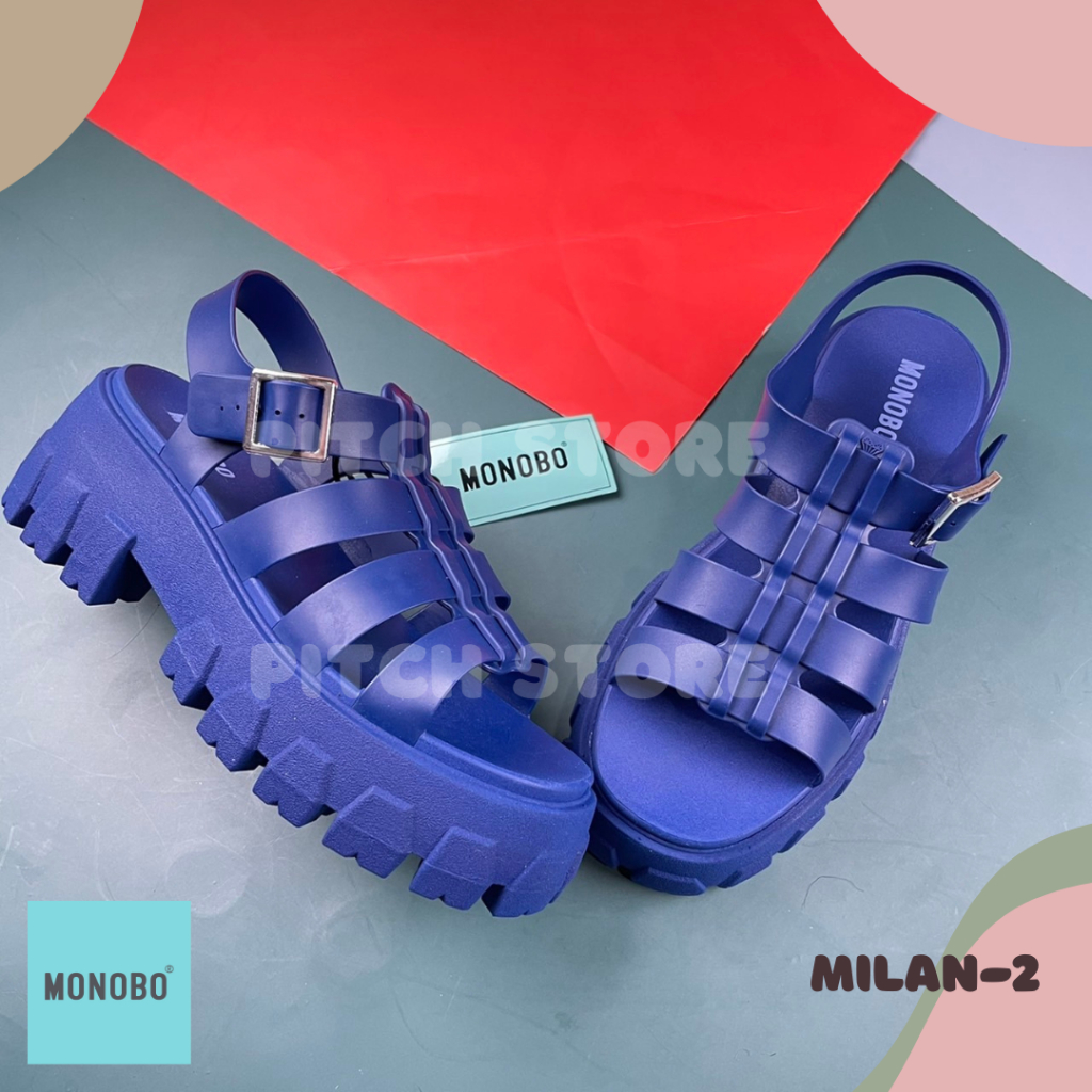 Monobo รองเท้ารัดข้อผู้หญิงส้นสูง 2 นิ้ว รุ่น Milan 2 (5-8) | Shopee ...