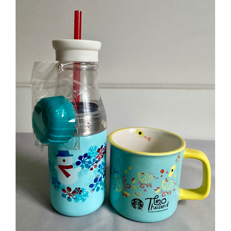แก้วสตาร์บัค Starbucks sonney bottle vs mug 12-17 Oz. | Shopee Thailand