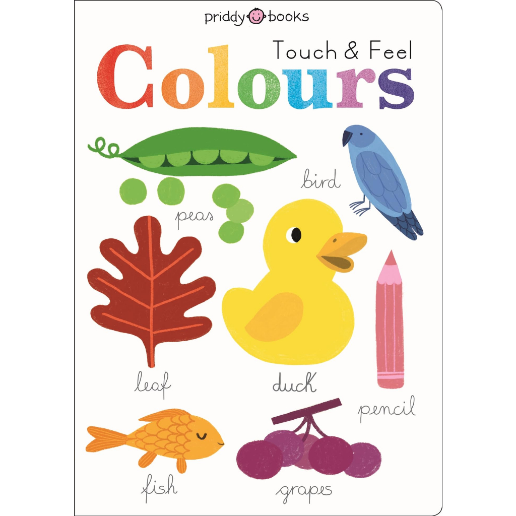 Touch & Feel: Colours Priddy Books หนังสือเด็ก สัมผัส เรียนรู้เรื่องสี ...