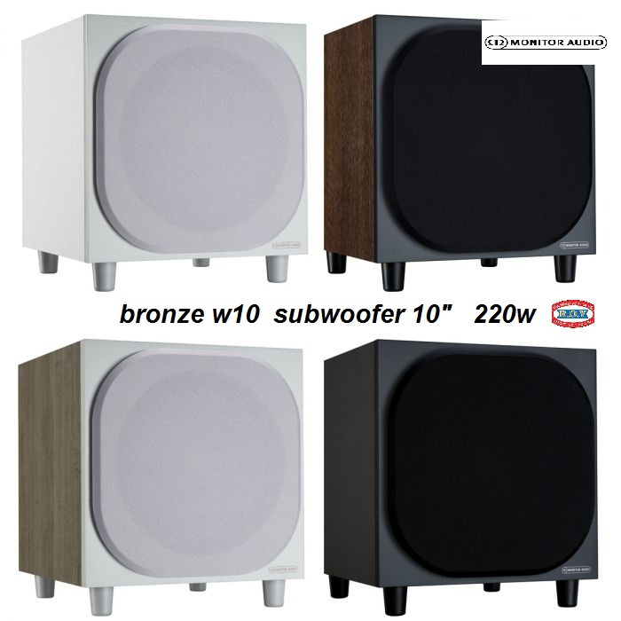 MONITOR AUDIO Bronze W10 SUBWOOFER 10" 220w Class D amplifier | Shopee ...