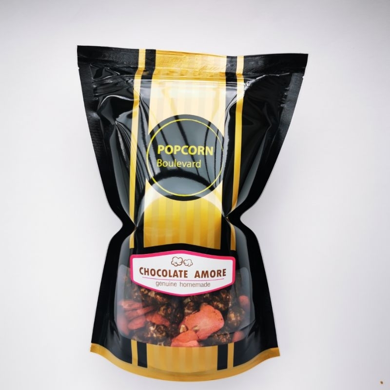 POPCORN Boulevard Chocolate Amore ป๊อปคอร์นรสดาร์กช็อกโกแลต + สตรอเบอร์ ...