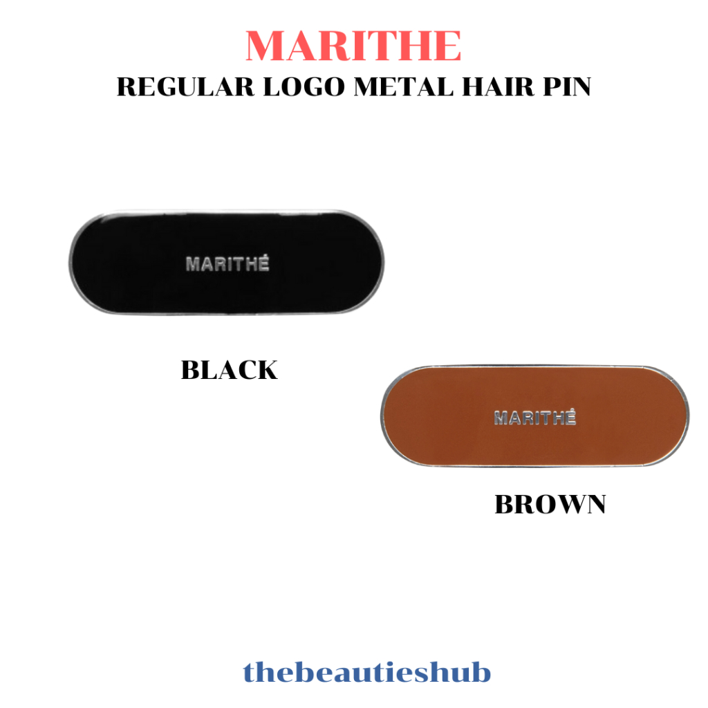 พรีออเดอร์ -กิ๊ฟติดผม Marithe Francois Girbaud รุ่น REGULAR LOGO METAL ...