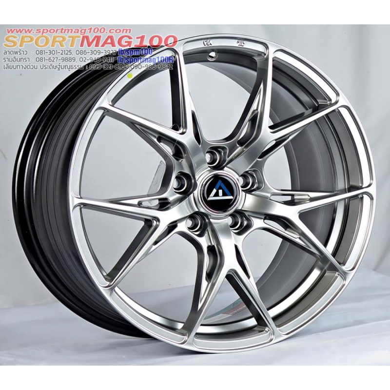 แม็กซ์ใหม่ FlowForming VLF28 สีไฮเปอร์แบล็ค สเปค 8-18นิ้ว 5รู114 Offset38 | Shopee Thailand