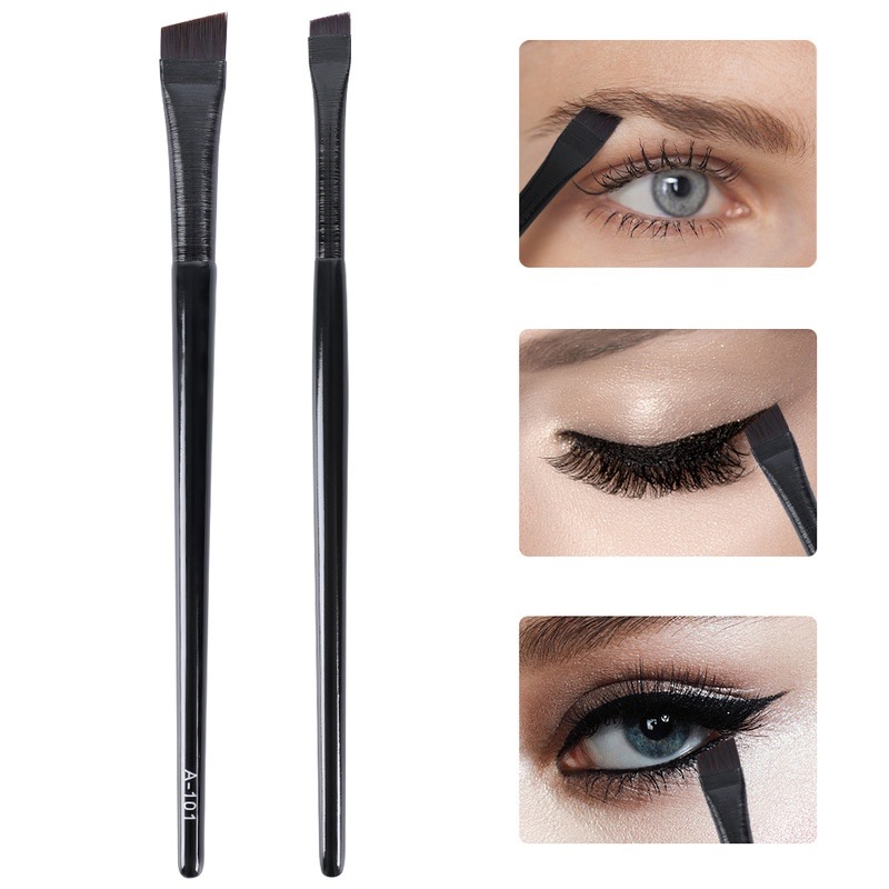 JKEE แปรงเขียนคิ้ว เขียนอายไลเนอร์ แบบบางพิเศษ | Shopee Thailand