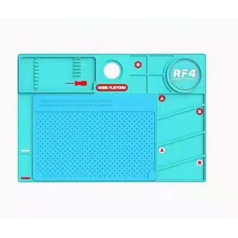 RF4 RF-PO2 แผ่นฉนวนกันความร้อน แพลตฟอร์มซ่อมโทรศัพท์ กล้องจุลทรรศน์ สองชั้น | Shopee Thailand