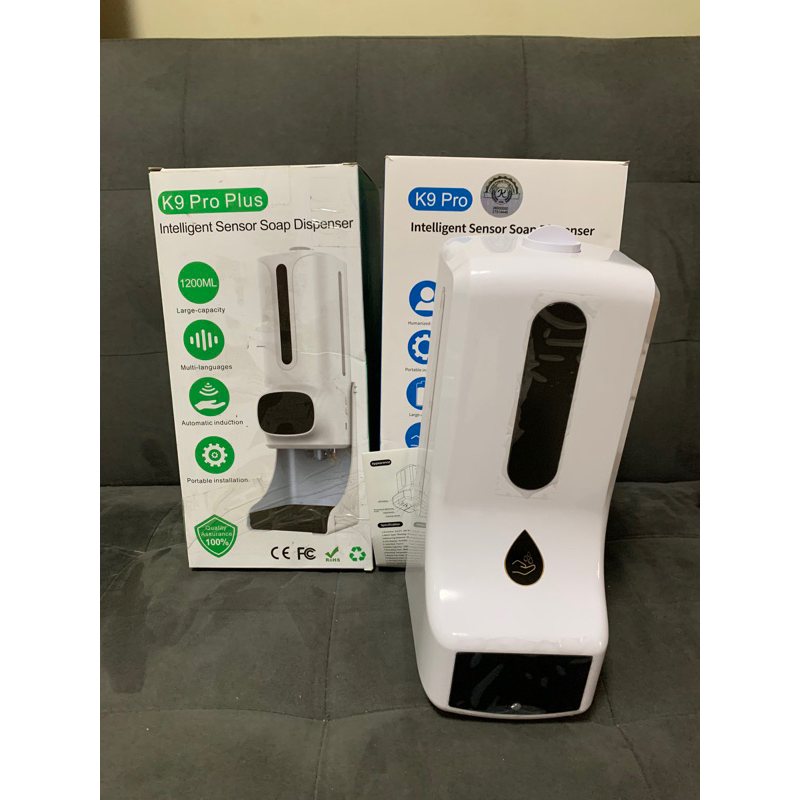 K9 Pro / K9 Pro plus เครื่องวัดอุณหภูมิพร้อมจ่ายแอลกอฮอล์ | Shopee Thailand