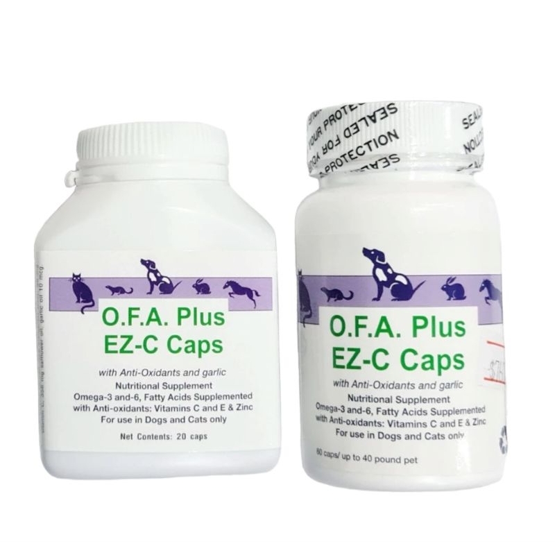 OFA Plus EZ-C Caps 1-18 กก ( เขียว ) อาหารเสริมบำรุงขน และผิวหนัง สุนัข ...