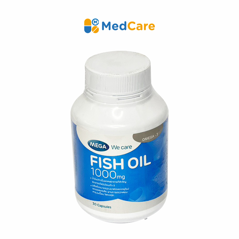 MEGA FISH OIL น้ำมันปลา 1000 mg (30เม็ด) | Shopee Thailand