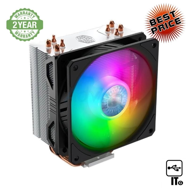 CPU COOLER COOLER MASTER HYPER 212 TURBO SPECTRUM V2 ARGB ประกัน2Y พัด ...