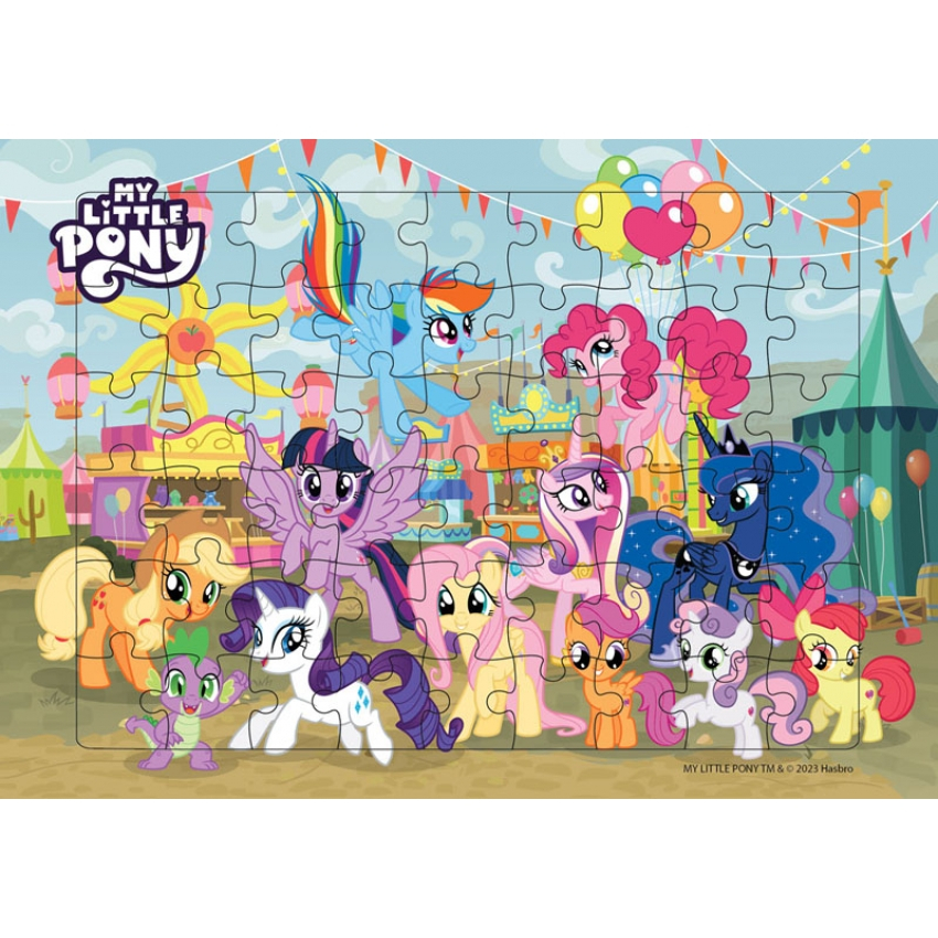 จิ๊กซอว์ MY LITTLE PONY 54 ชิ้น แบบแผ่น PUZZLE JIGSAW ม้าน้อยโพนี่ ...