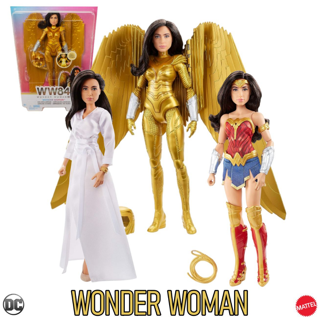 Mattel WW84 Wonder Woman ฟิกเกอร์วันเดอร์วูแมน ลิขสิทธิ์แท้ แขนขาขยับ ...
