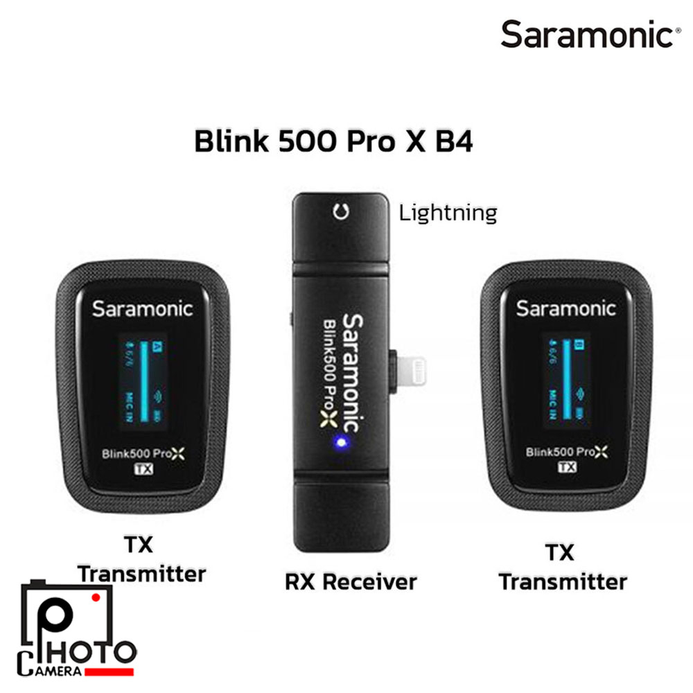 SARAMONIC Blink500 ProX B4 ไมโครโฟนไร้สาย | Shopee Thailand