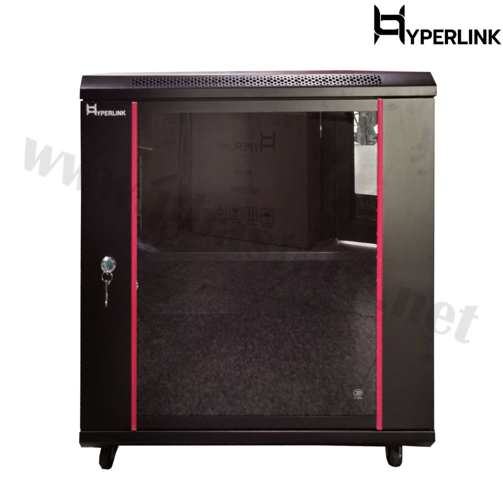 ตู้ RACK HYPERLINK ขนาด 12U ลึก 60 CM สีดำ รุ่น 12U-P60 | Shopee Thailand