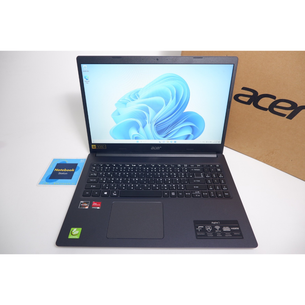 Acer Aspire 3 Ryzen5-3500U Ram8 SSD512 จอ15.6 Full HD มีประกันศูนย์ยาว ...