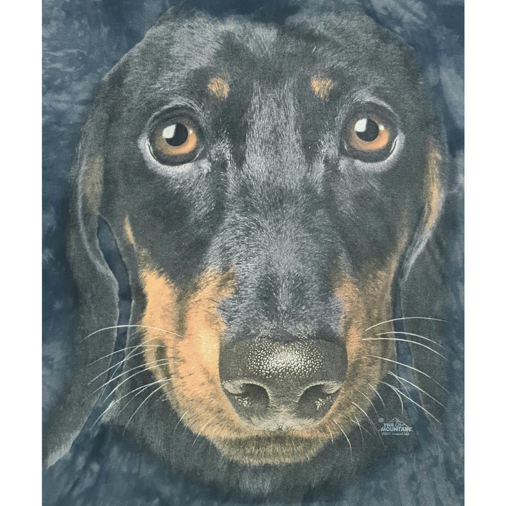 เสื้อยืดThe Mountain 2011 ลายสุนัข สีมัดย้อมเทาดำ | Shopee Thailand