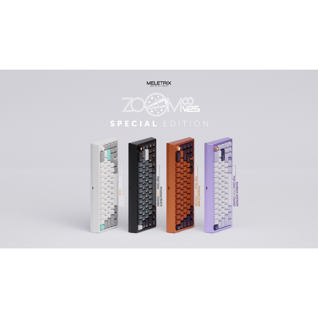 [พร้อมส่ง] Meletrix ZOOM65 V2.5 Wireless 3 Mode Mechanical Keyboard Kit ...