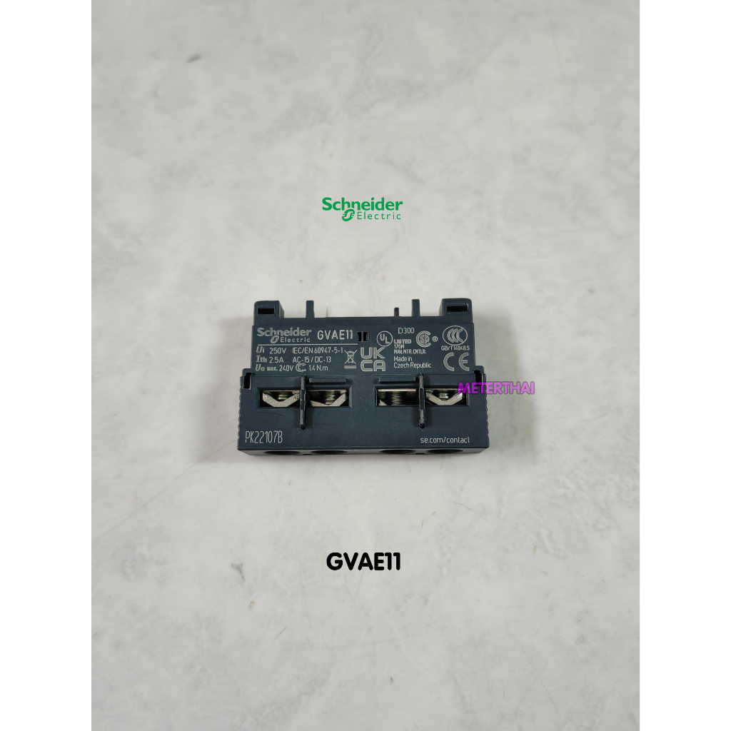 Schneider Electric GVAE11 Auxiliary Contact Blocks คอนแทคเสริม | Shopee ...