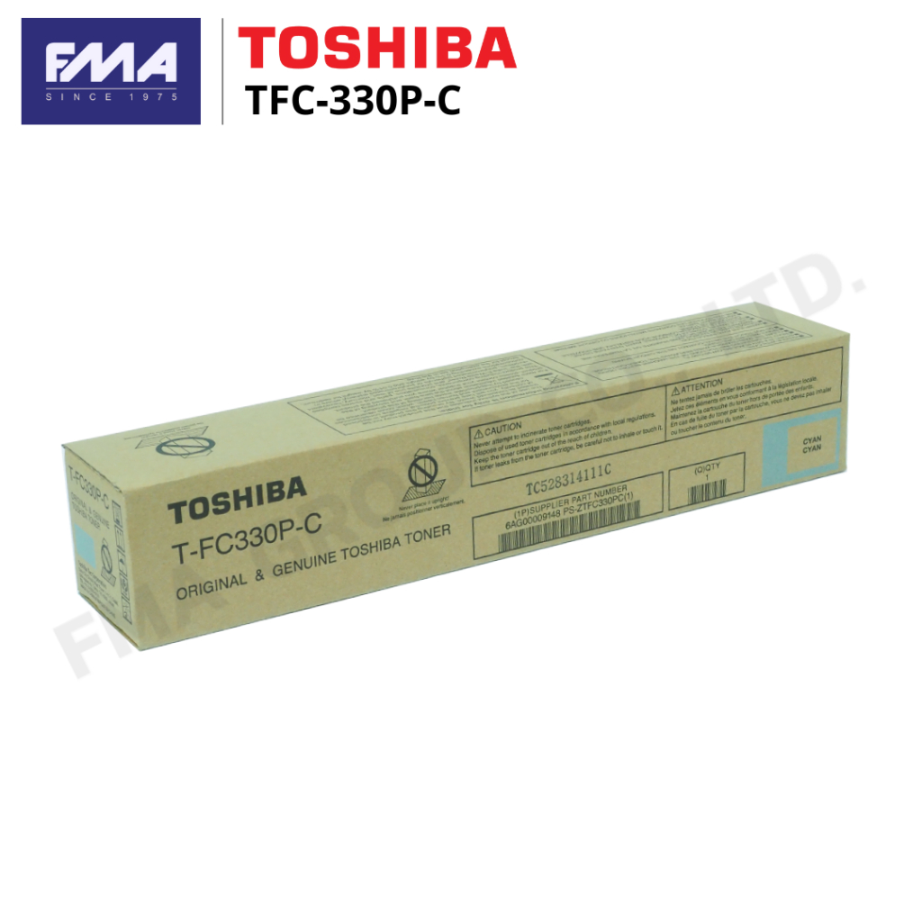 TOSHIBA e-STUDIO หมึกเครื่องถ่ายเอกสารสีฟ้า TFC-330P-C สำหรับรุ่น 330AC ...