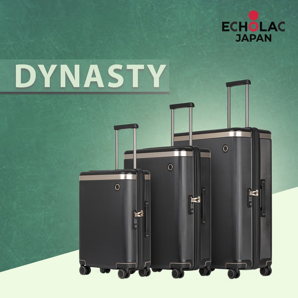 ECHOLAC กระเป๋าเดินทาง รุ่นไดนาสตี้ PC142A (Dynasty) - สีดำ | Shopee Thailand