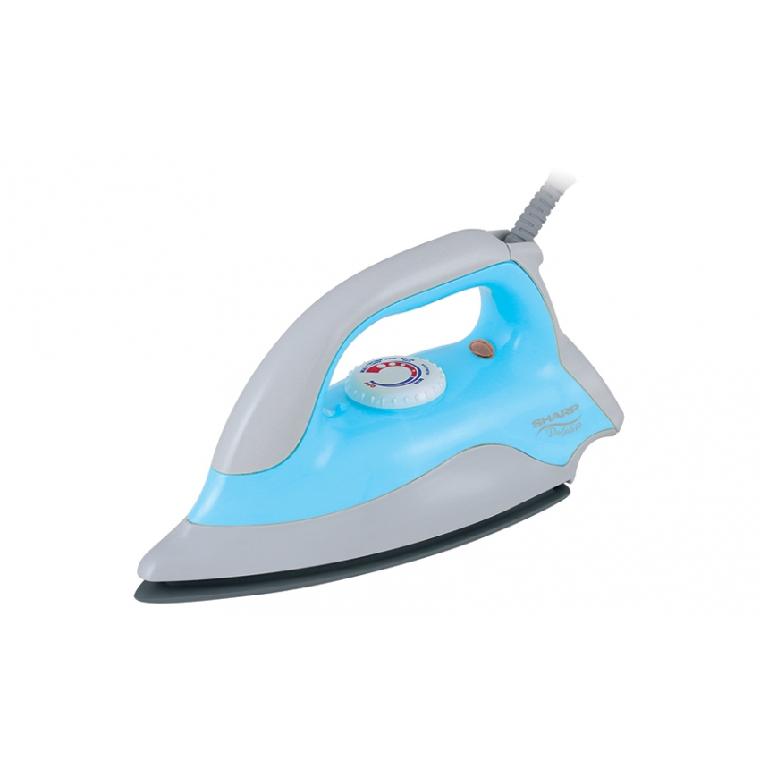 #หมดแล้วหมดเลย!! SHARP เตารีดแห้ง (1000 วัตต์, สีฟ้า) รุ่น AM-P333 | Shopee Thailand