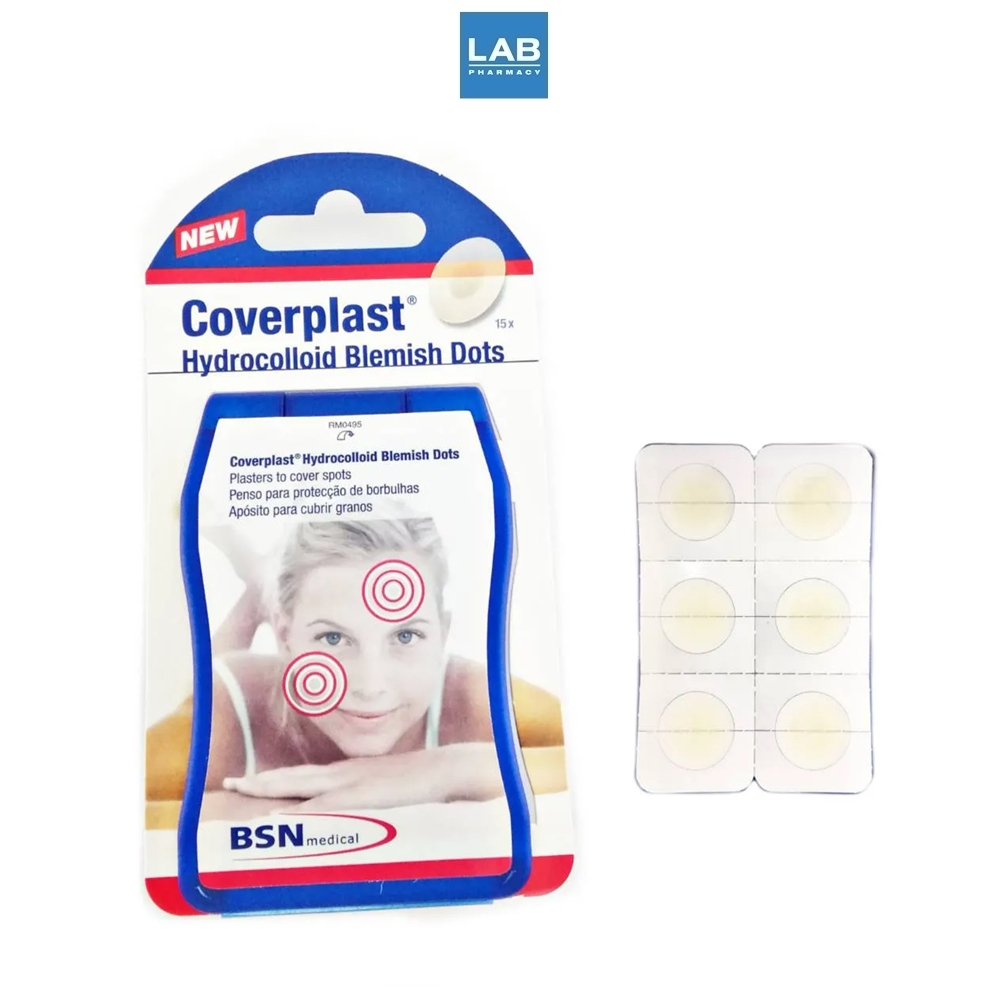 Coverplast Hydrocolloid Blemish Dots 15s - โคบเวอร์พลาส ไฮโดรคอลลอยด์ ...