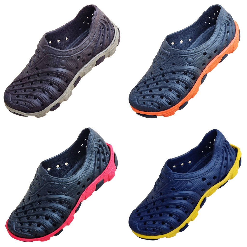 ผลิตในไทย WOOQ DB1 รองเท้ายางลุยน้ำ เสริมพื้นรองเท้า แนะนำเผื่อ 1 ขนาด ...