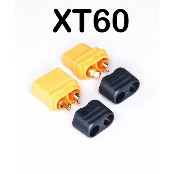 XT60 และ XT90 รุ่นมีฝาปิดหัว-ท้าย ทนกระแสสูงสุด 60-120A ชุด ขนาดสายไฟที่ใช้ 8-14 AWG [1 คุ่ ...